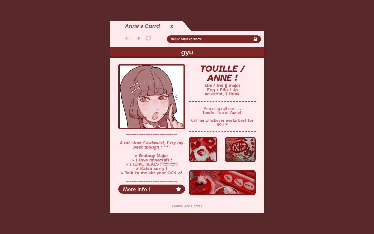Touille's Carrd